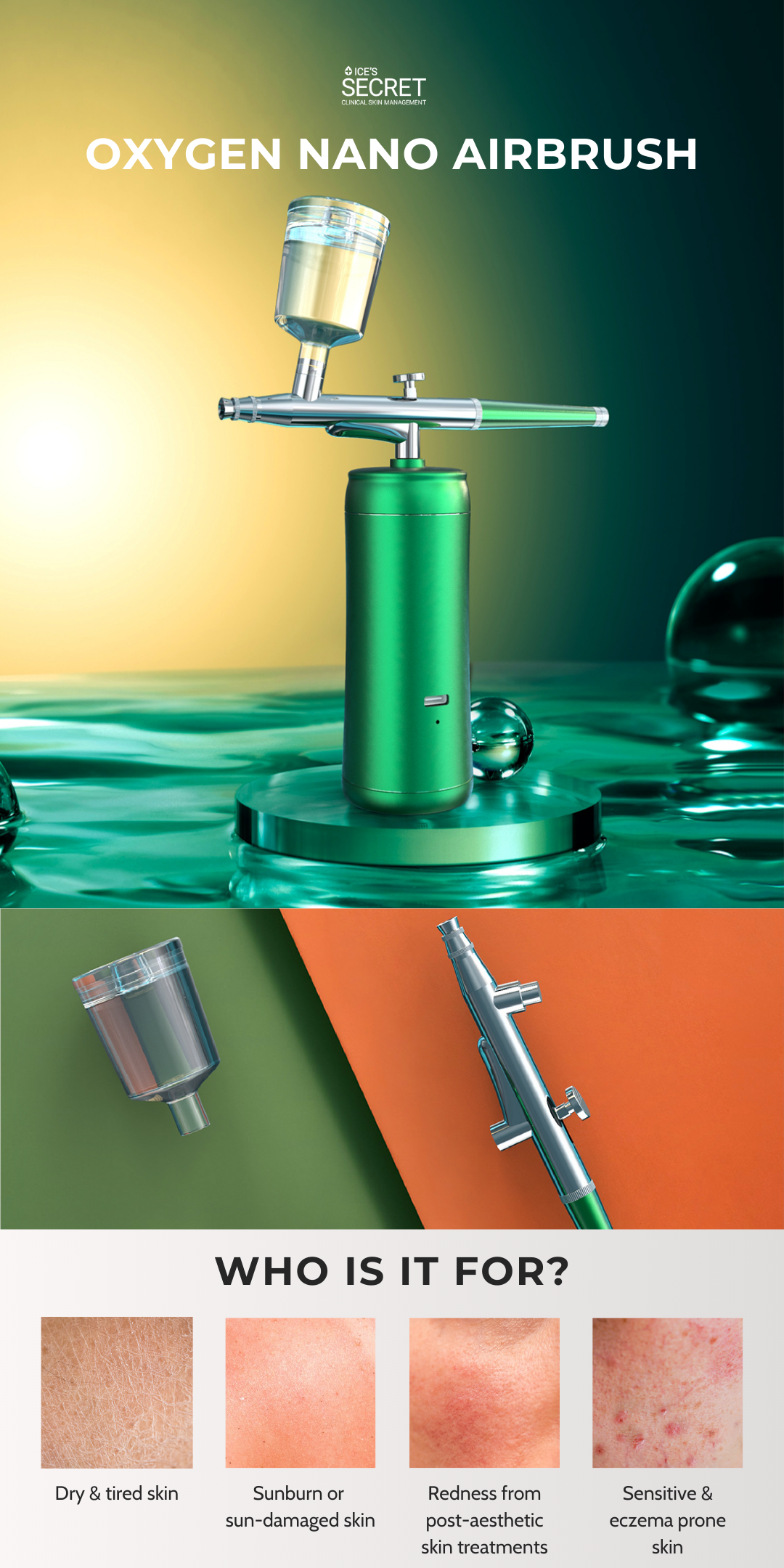 Oxygen Nano Air Brush – Ice's Secret