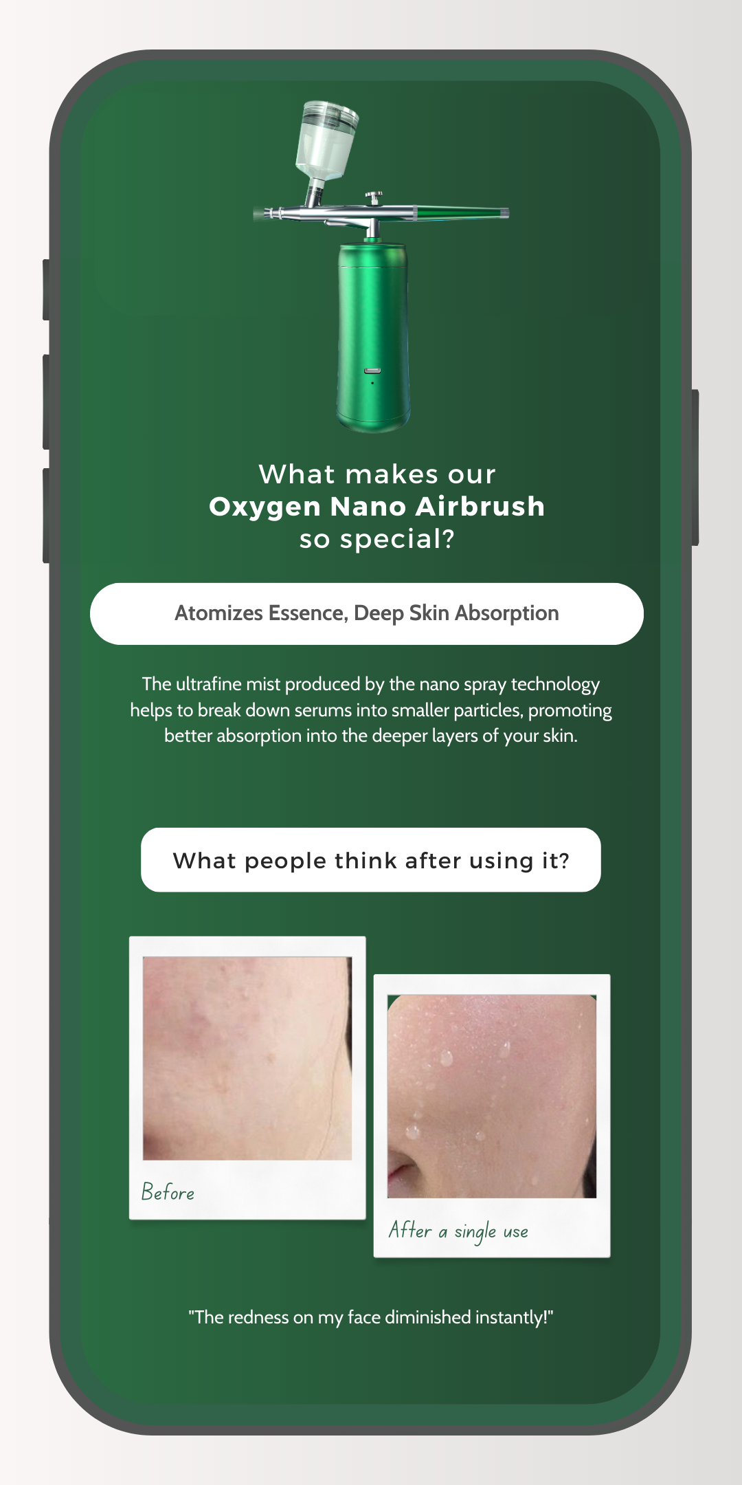 Oxygen Nano Air Brush – Ice's Secret